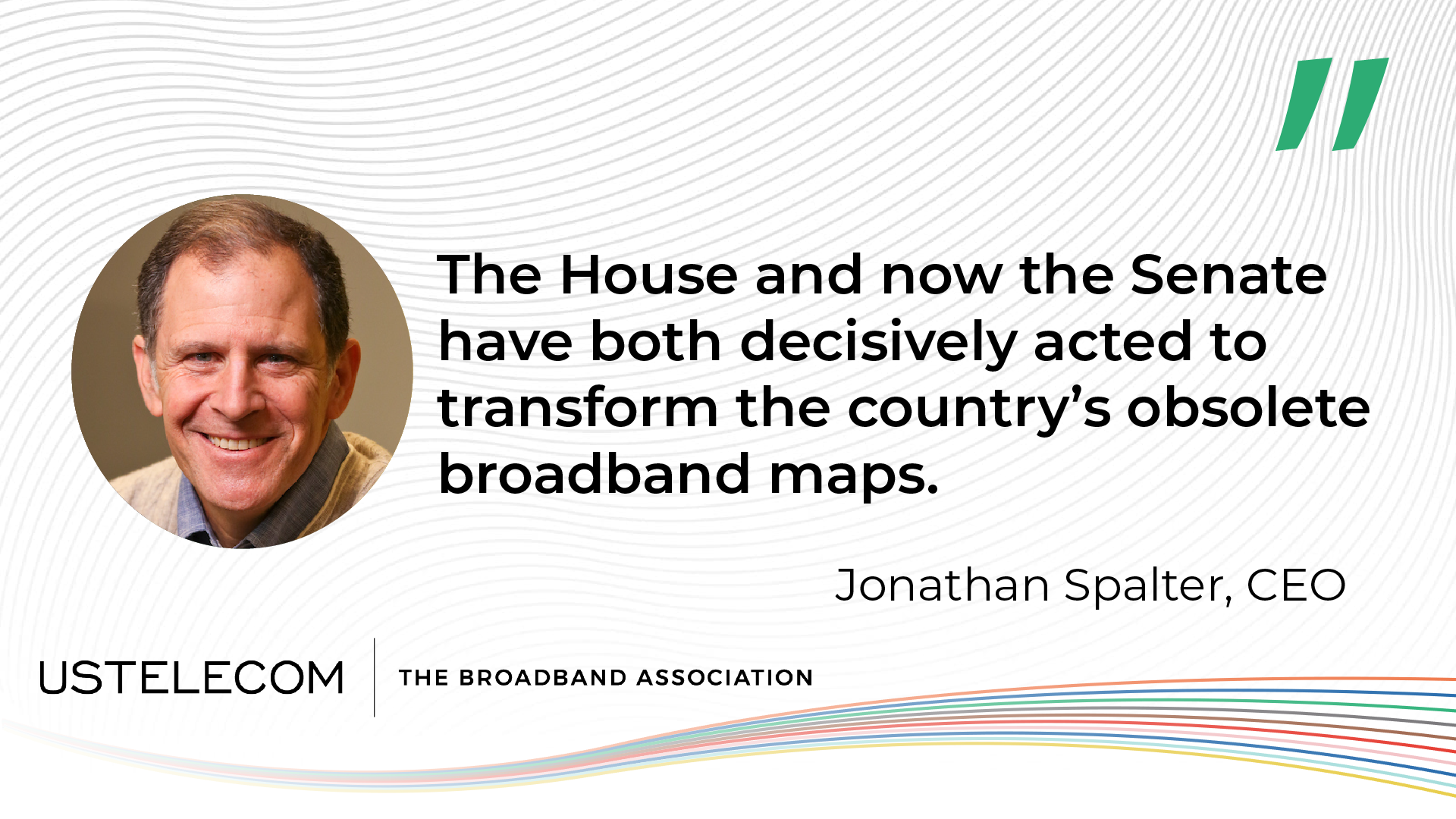 Senate Passage of Broadband Mapping Bill – USTelecom