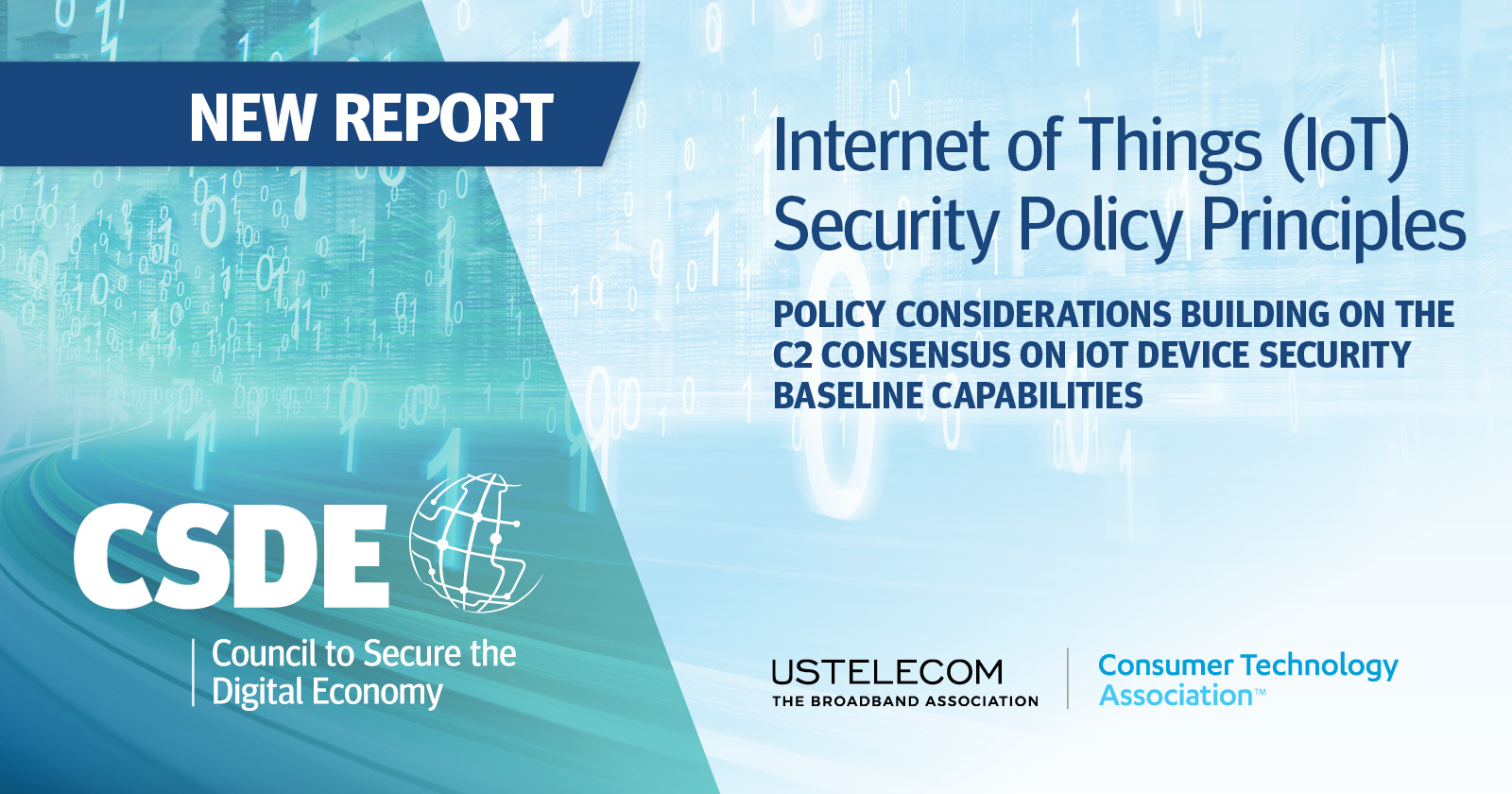 IoT Security Policy Principles – USTelecom IoT Security Policy Principles – USTelecom